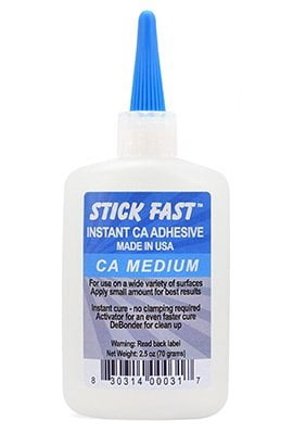 Stick Fast Medium CA Cyanoacrylate Adhesive Super Glue 1 oz bottle ...
