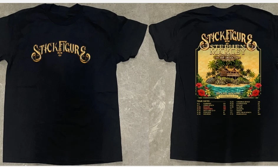 Stick Figure Band 2025 Tour Dates T Shirt - Walmart.com
