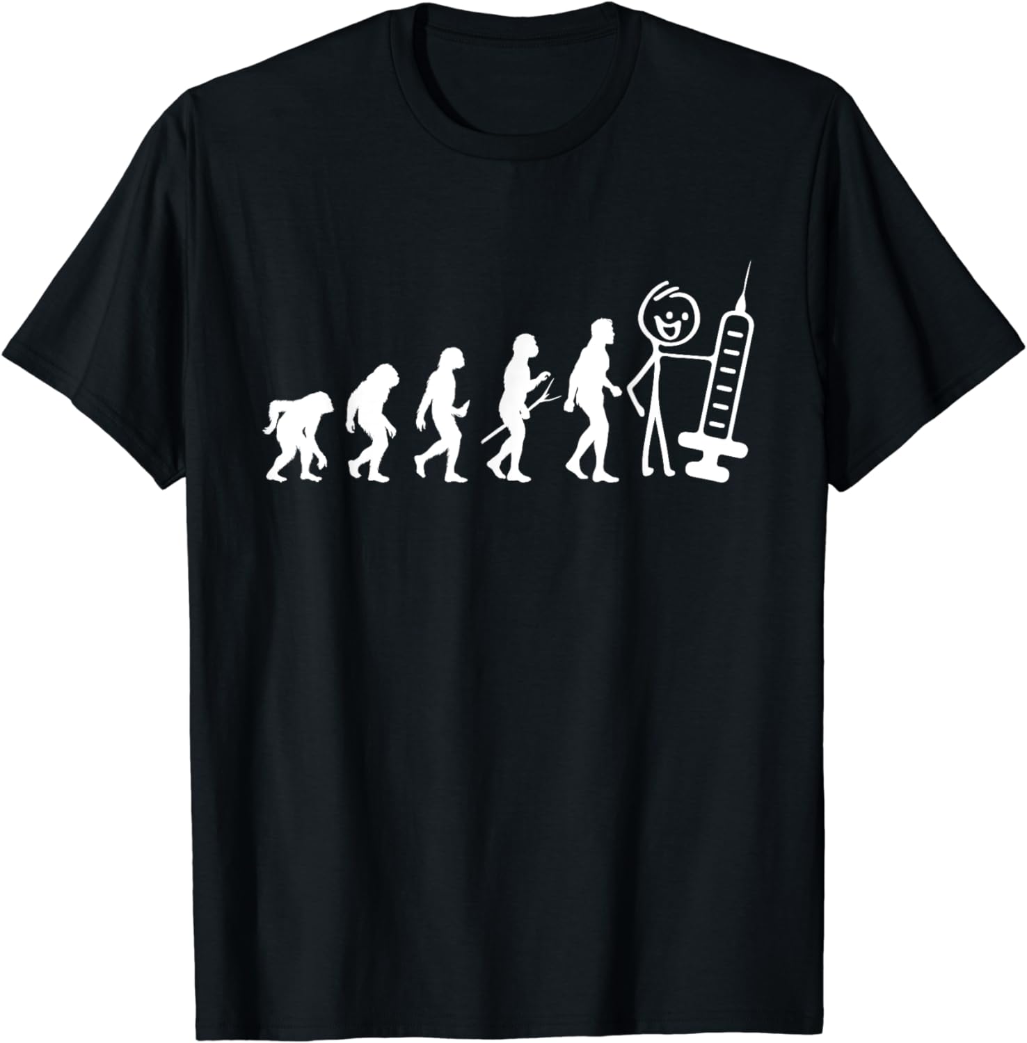 Stick Figure Doctor Funny Doctor Evolution T-Shirt - Walmart.com