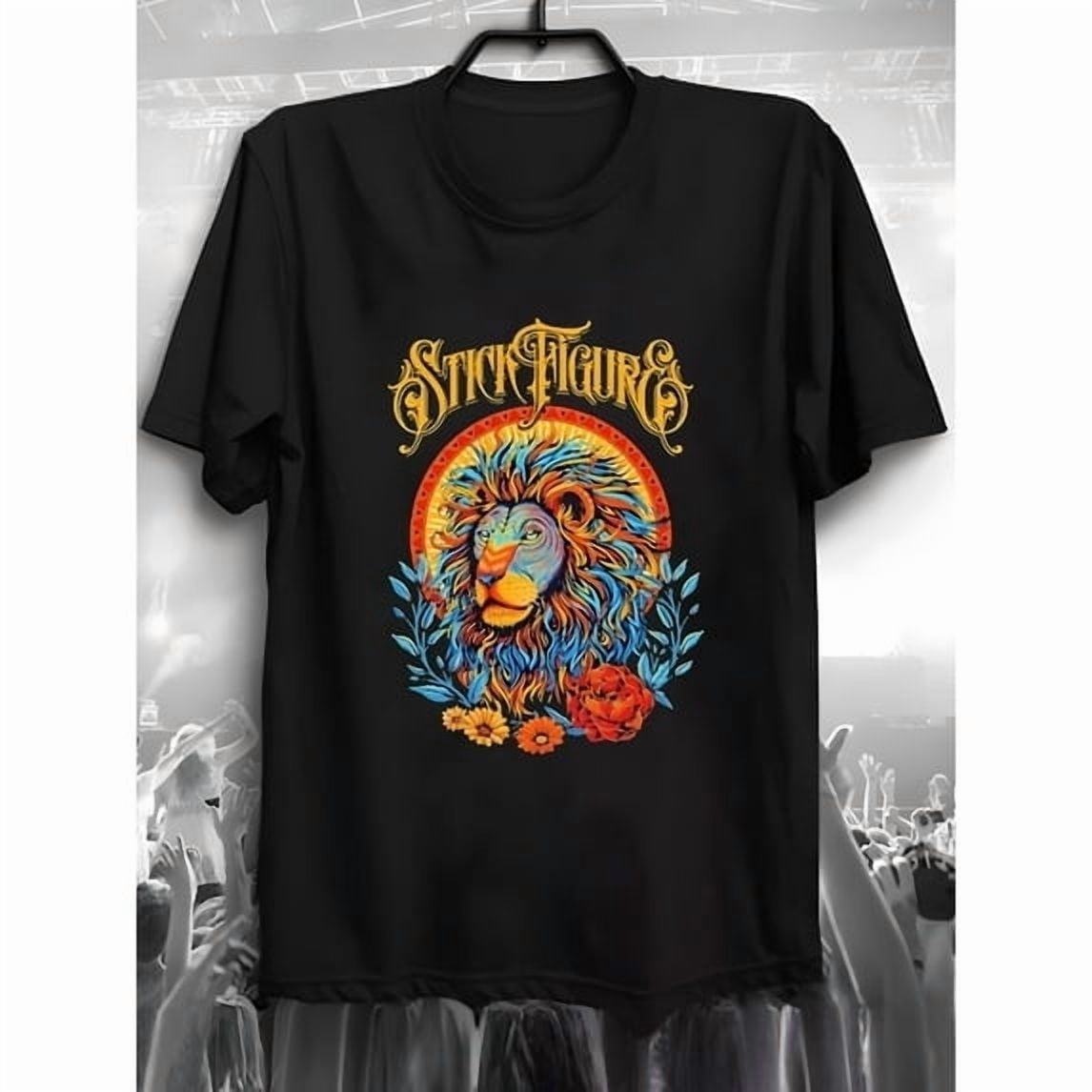 Stick Figure Lion Monarch T-Shirt - Walmart.com