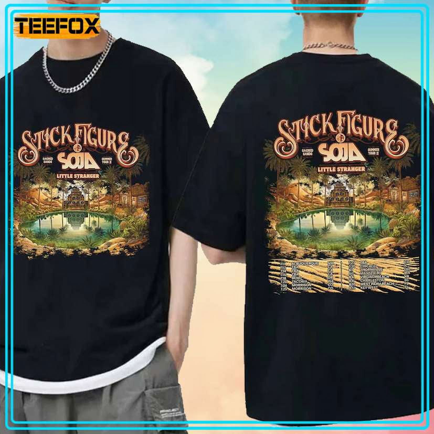 Stick Figure – Sacred Sands Summer Tour 2024 Concert T-Shirt - Walmart.com