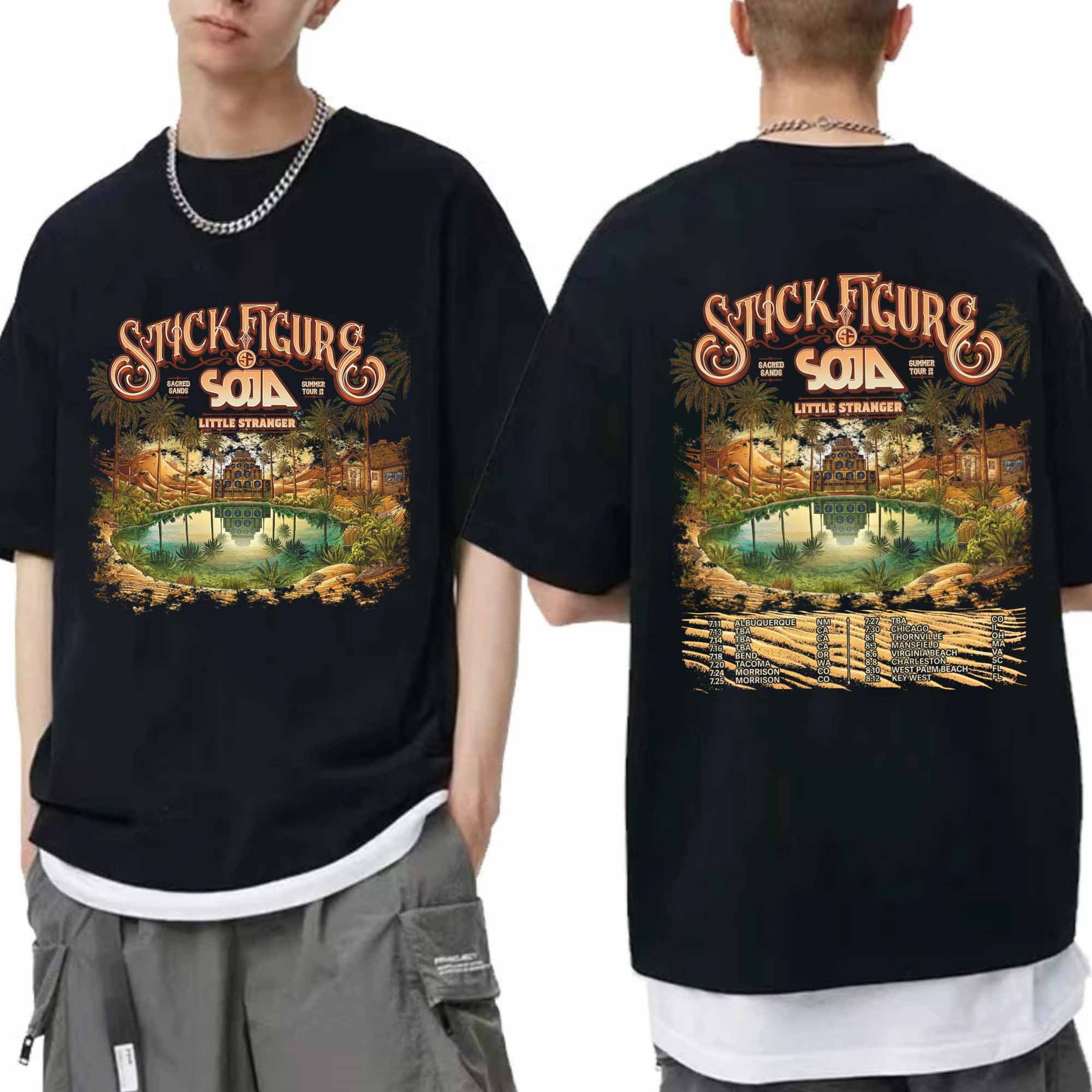 Stick Figure Shirt Sacred Sands Summer Tour 2024 Shirt, Stick Figure ...