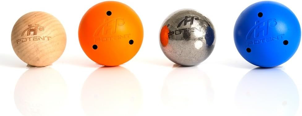 Stick Handling Trainer Balls (4 Pack) - Weighted Set for Hockey ...
