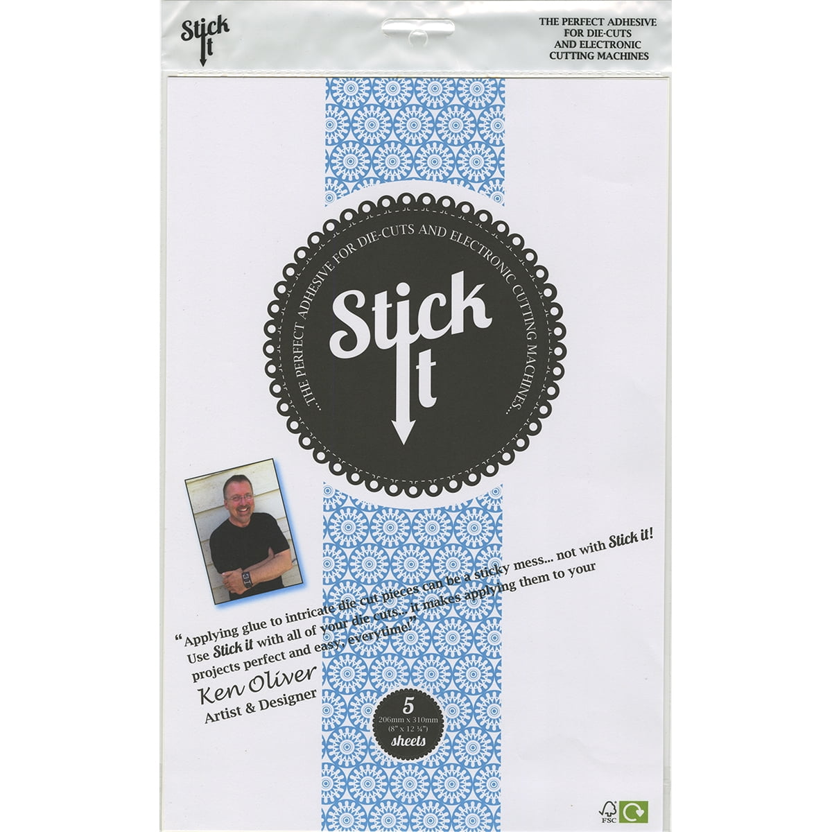 Stick It Adhesive Sheets 8"X12.25" 5/Pkg- - Walmart.com