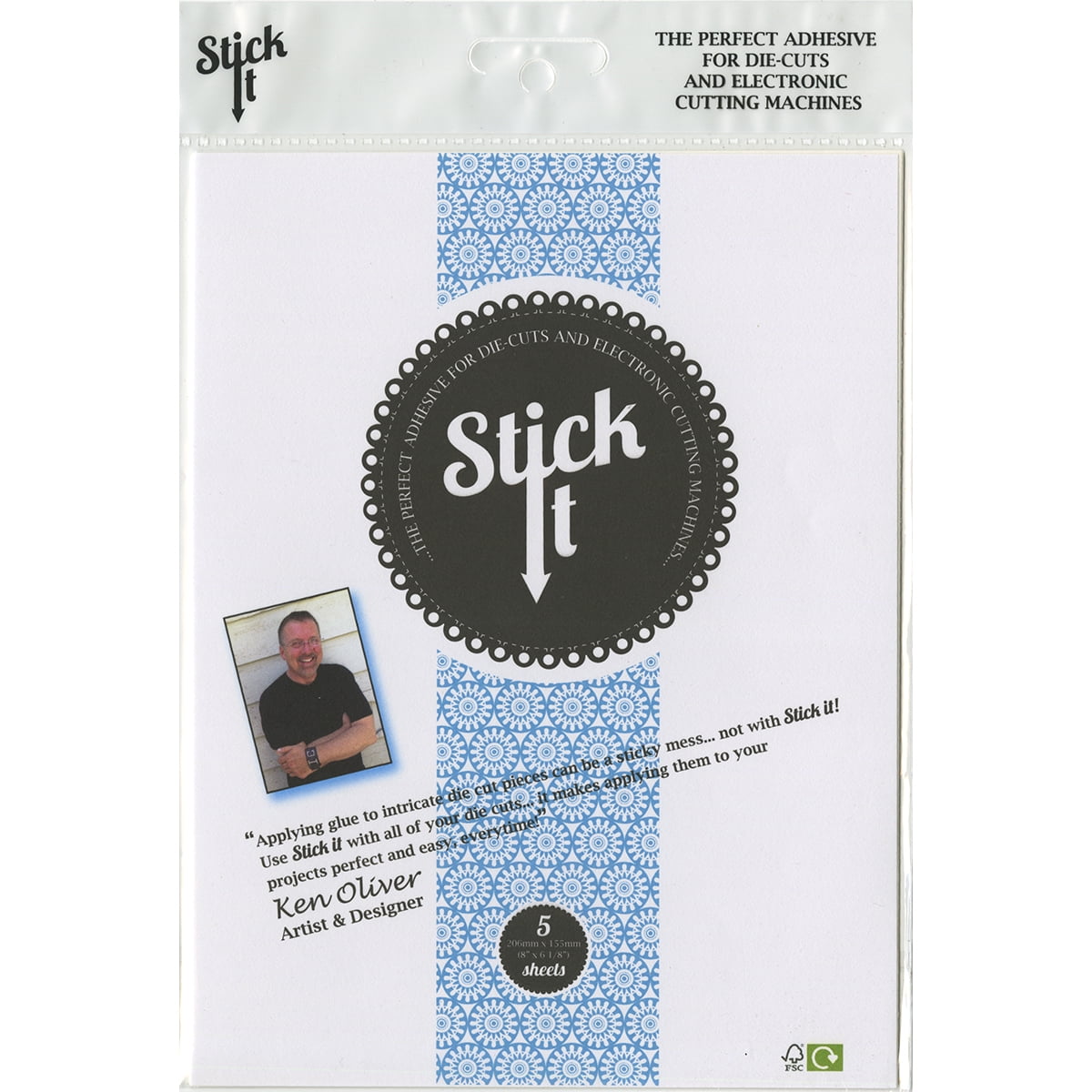 Stick It Adhesive Sheets 8"X6.125" 5/Pkg- - Walmart.com
