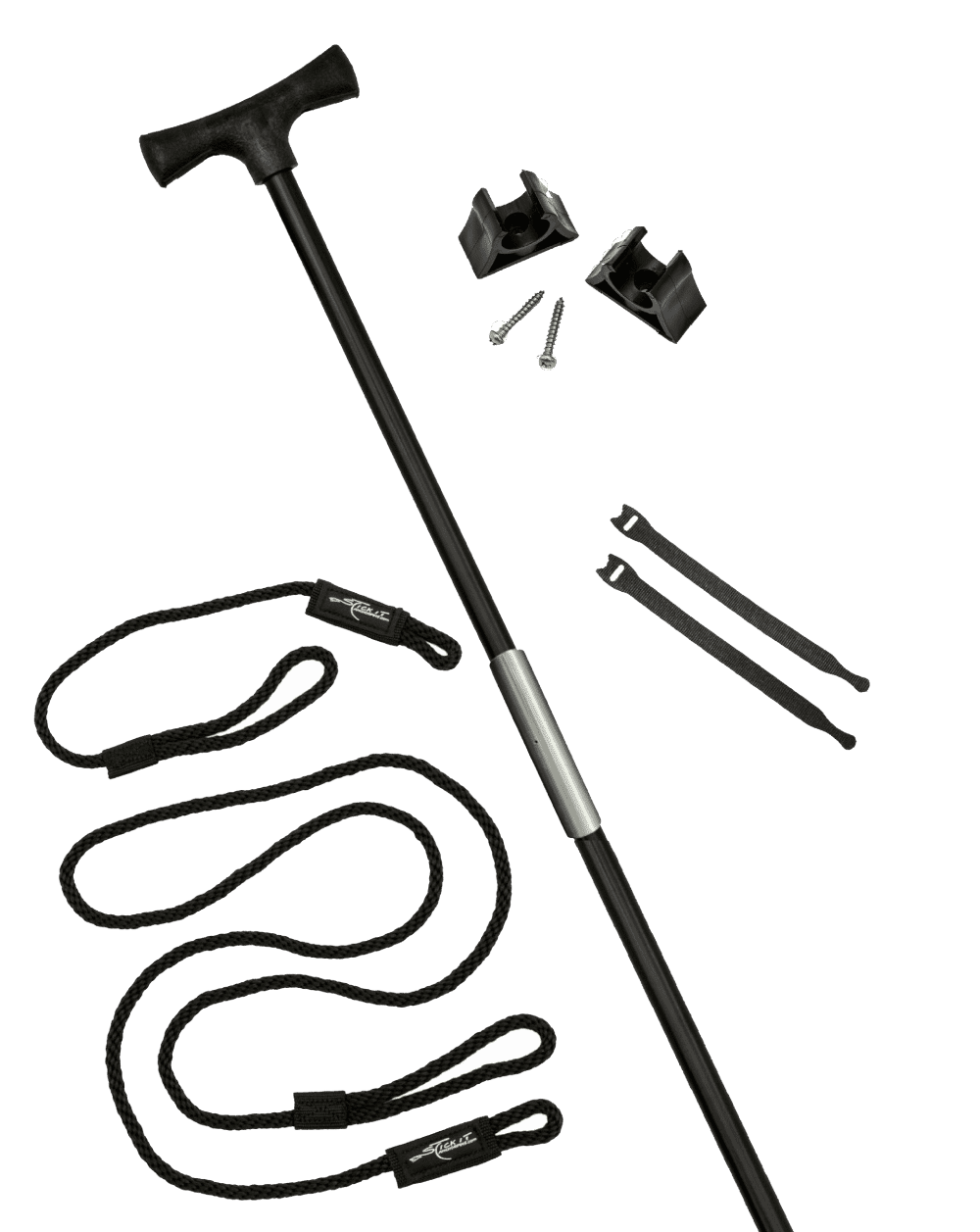 Stick It Anchor Pins 2 Piece 10' Black Anchor Pin with Tube Connector ...