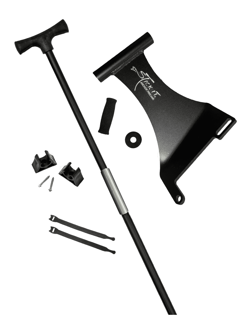 Stick It Anchor Pins 2 Piece 10' Black Port Motor Mount and Anchor Pin ...