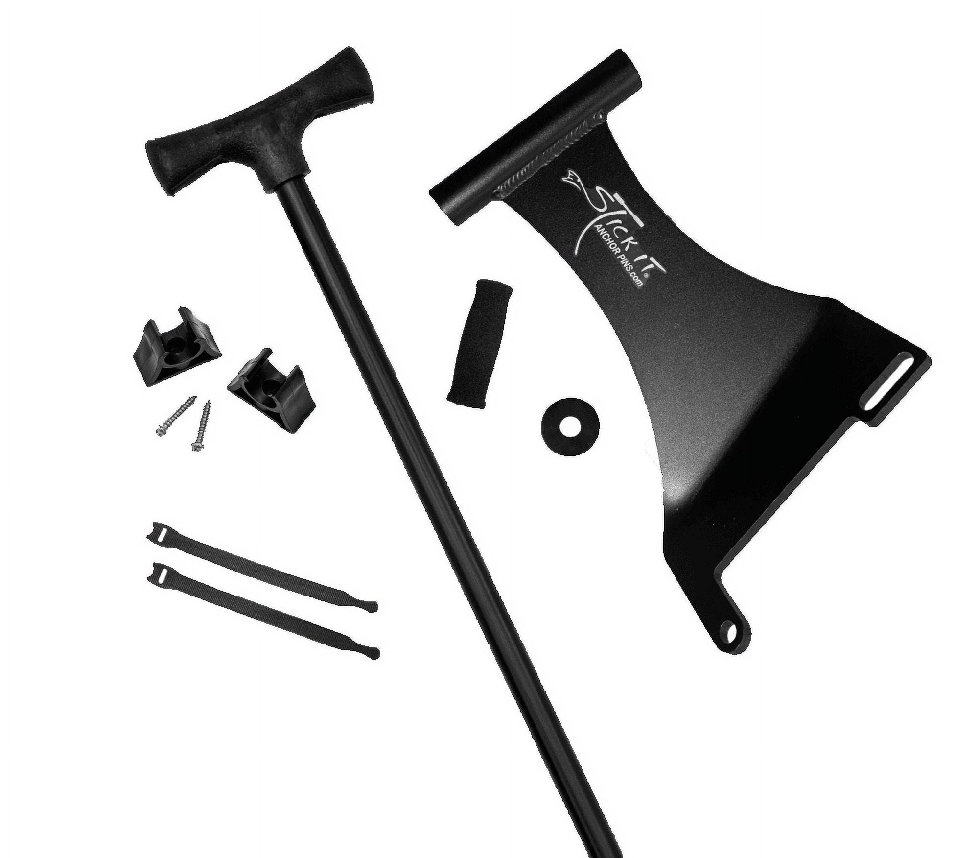 Stick It Anchor Pins for Shallow Water-Black Left/Port Side Motor Mount ...
