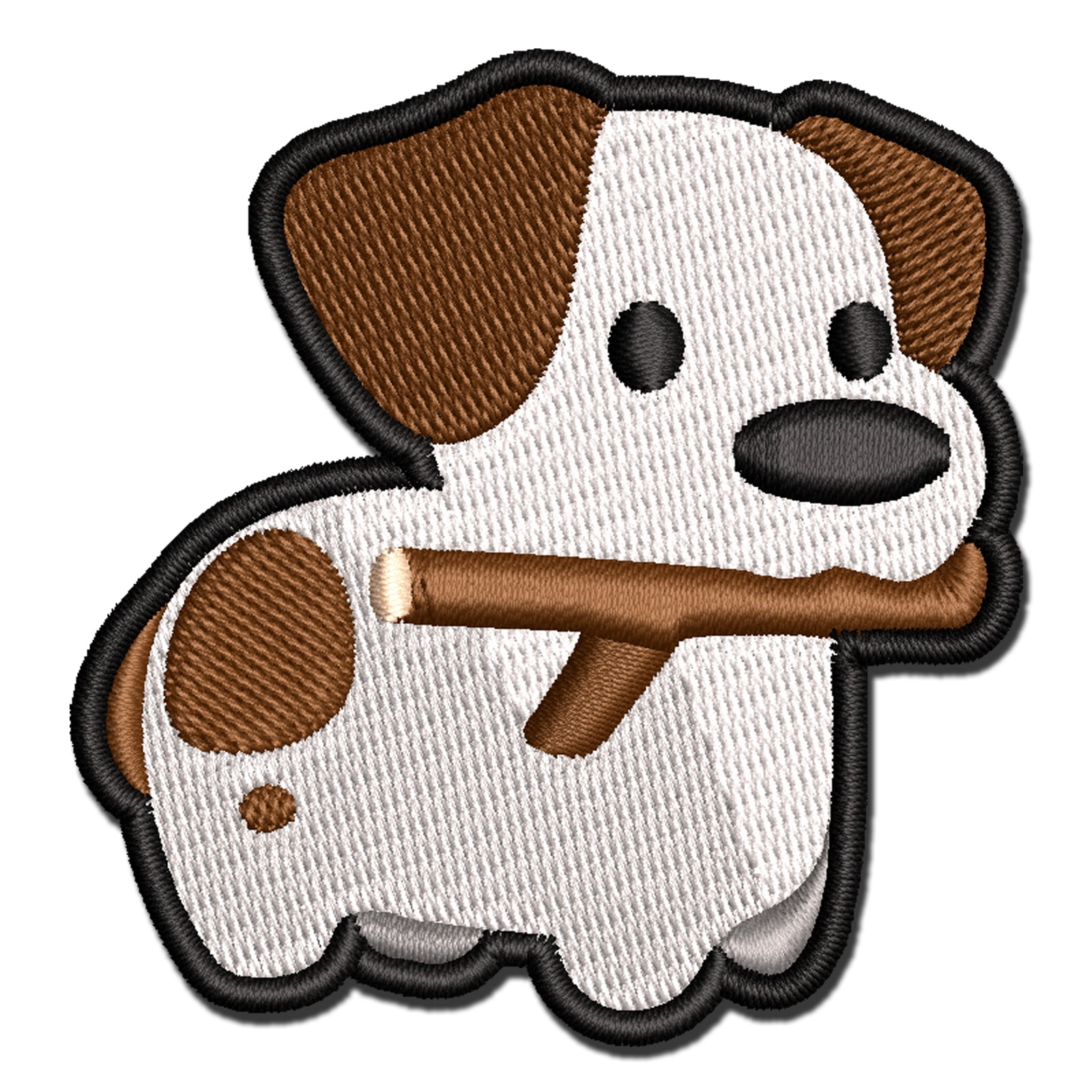 Stick Jack Russell Terrier Dog Puppy Applique Multi-Color Embroidered ...