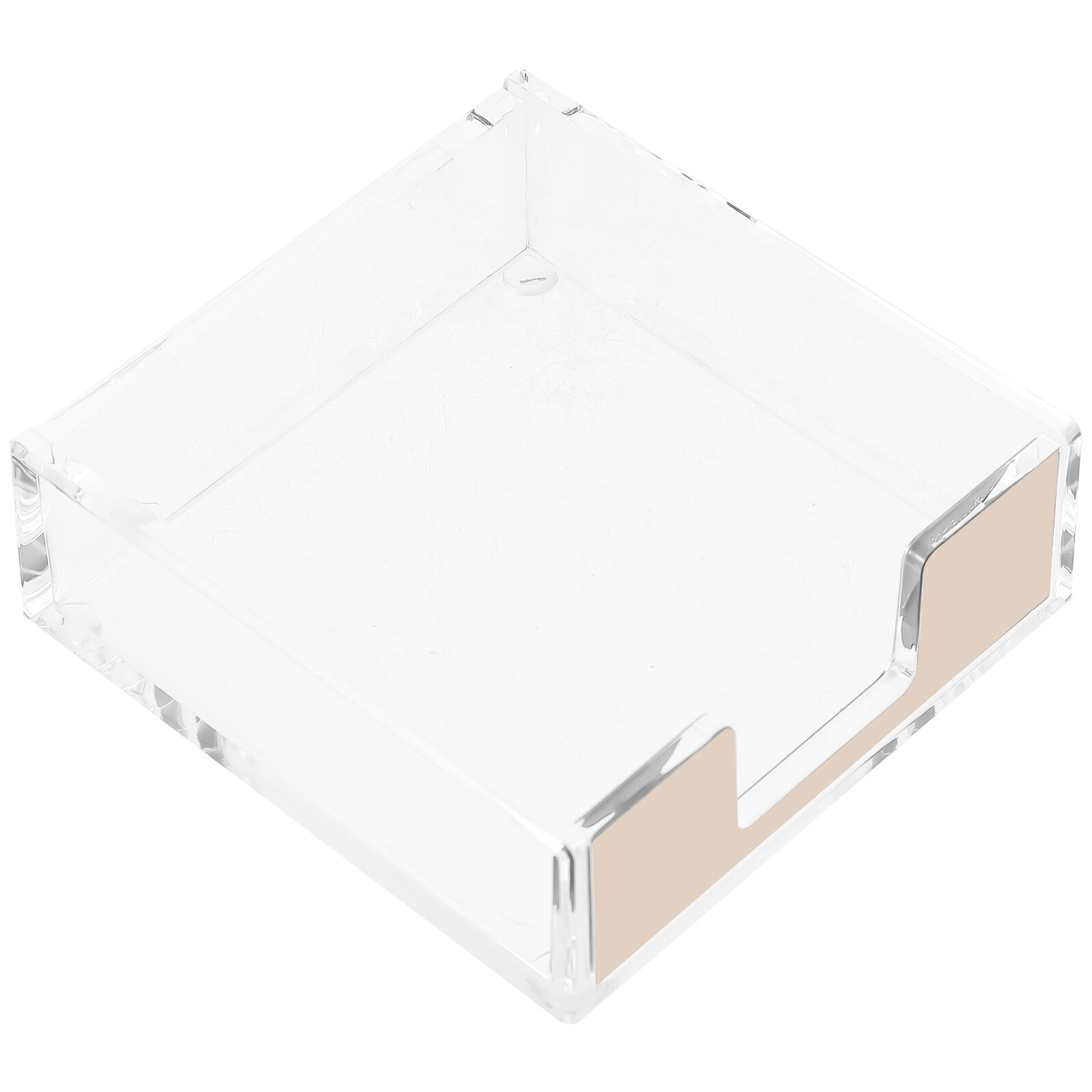 Stick Note Pad Holder Transparent Memo Note Holder Dispenser Note Pad ...