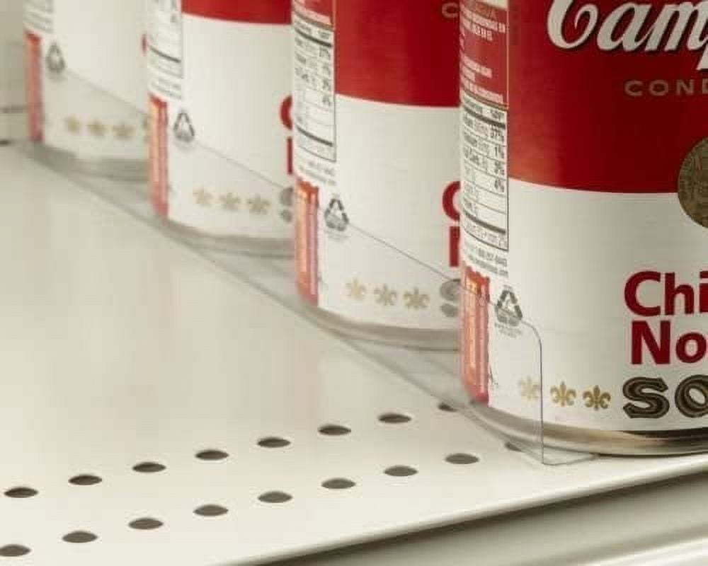 Stick On Gondola, Wood or Glass Shelf Dividers with Self Adhesive Tape ...