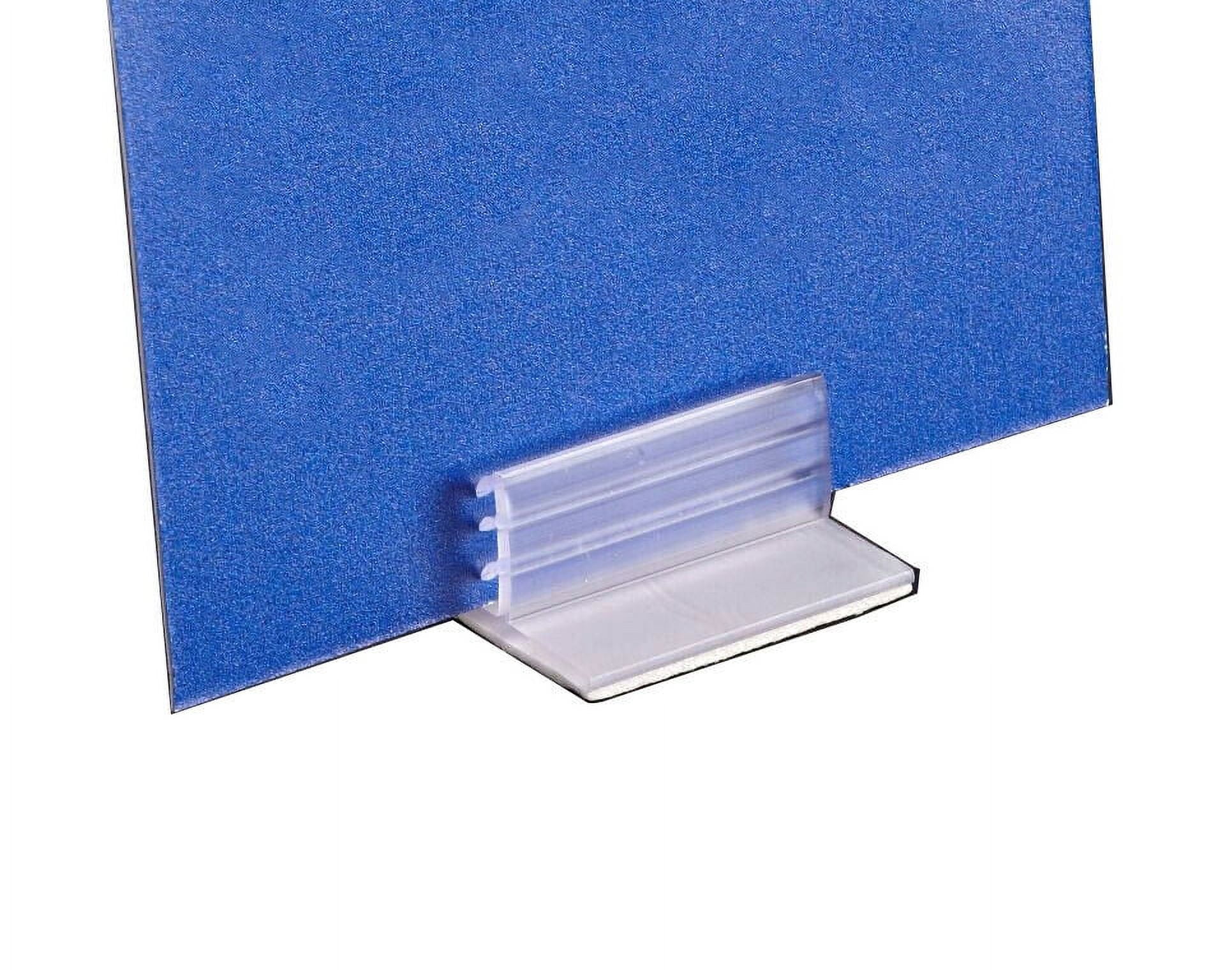 Stick On Signage Holder for Flat Surfaces, Self Adhesive Sign Card ...