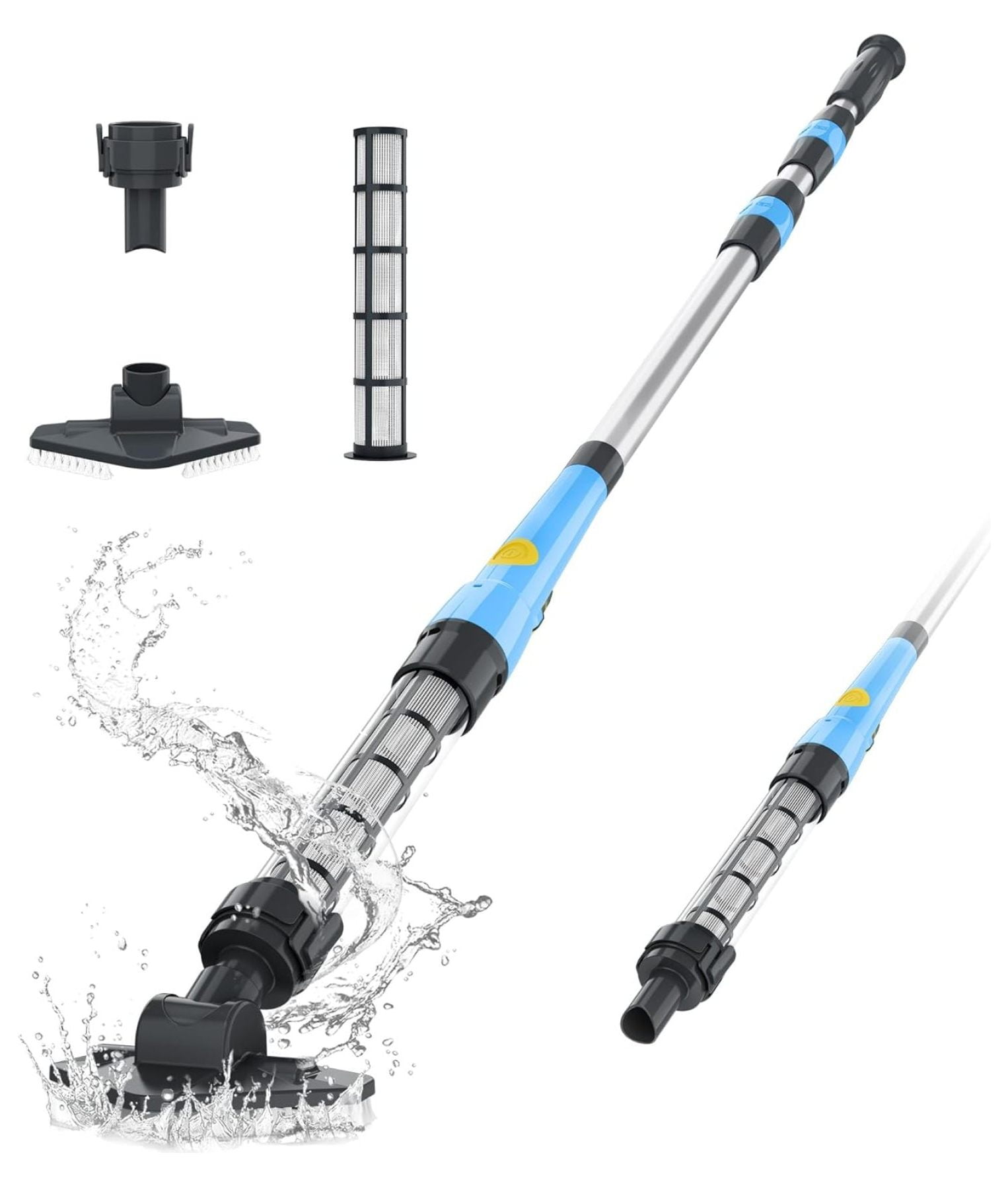 Stick Pool Vacuum, Lightweight Pool Cleaner for above Ground Pool, Spas ...