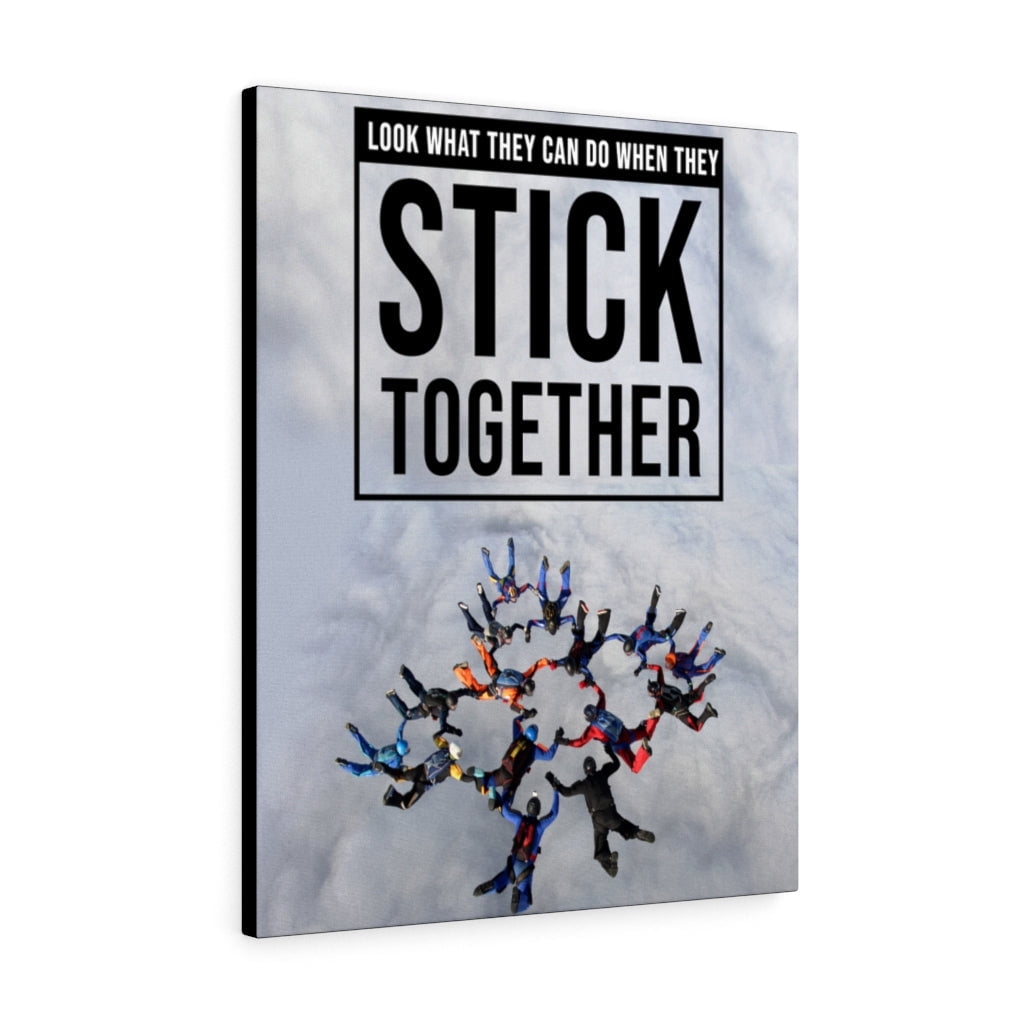 Stick Together Motivational Wall Art Print Ready to Hang Unframed ...