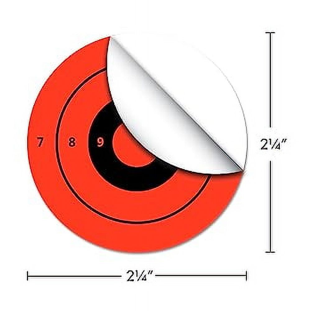 Stick-Um-Up Ultra Bright 2.25" Adhesive Peel & Stick Shooting Targets ...