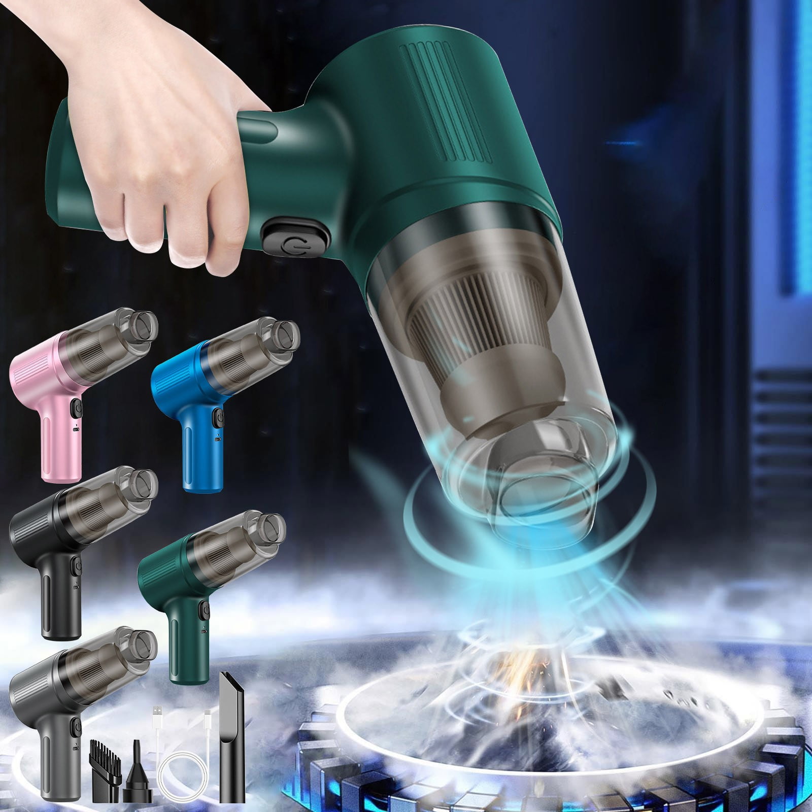 Stick Vacuums,Car Cleaning Kit,Cordless Handheld Vacuum,High-Power Mini ...