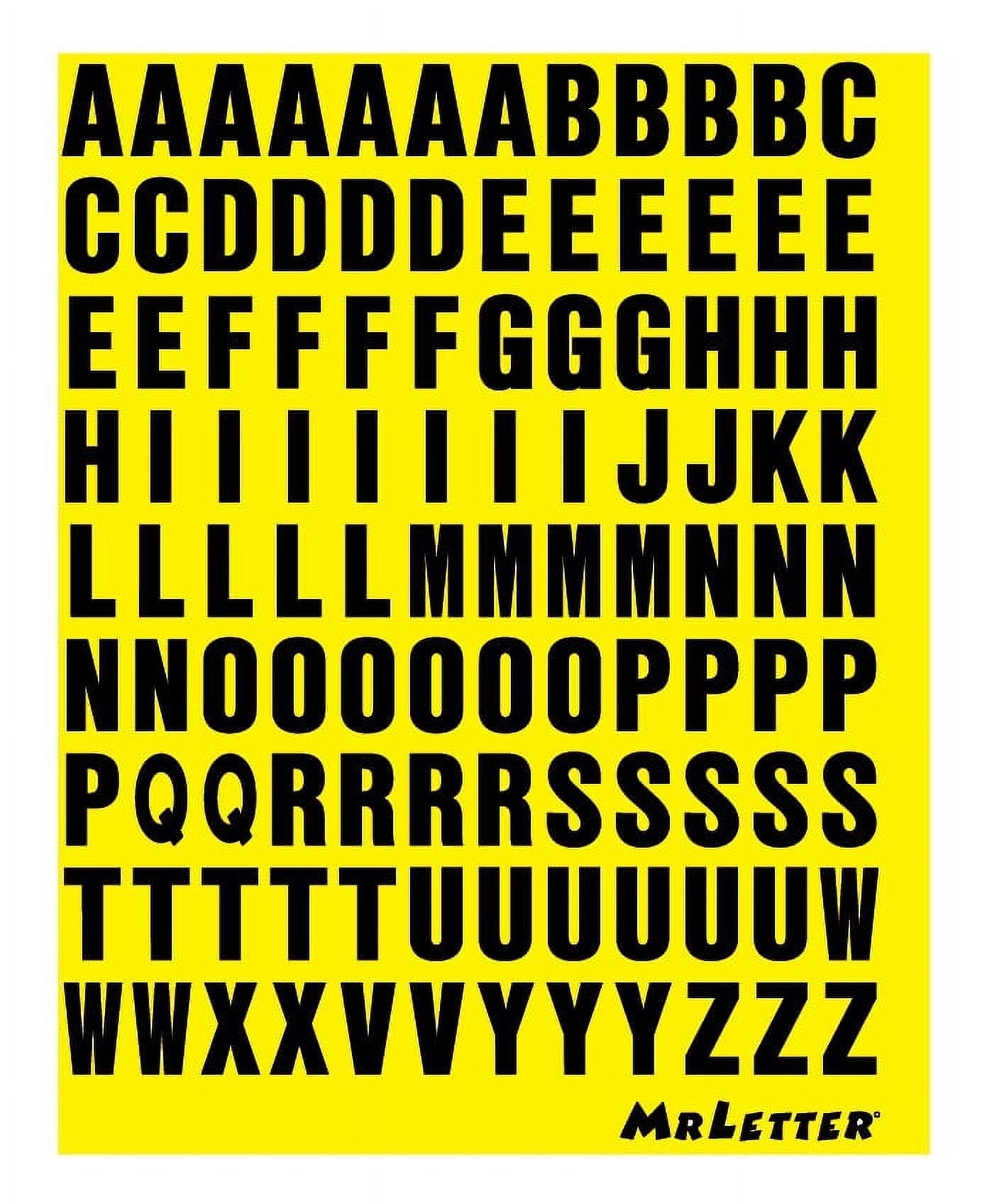 Stick on Vinyl Lettering, LETTERS ONLY, REFLECTIVE Self Adhesive ...