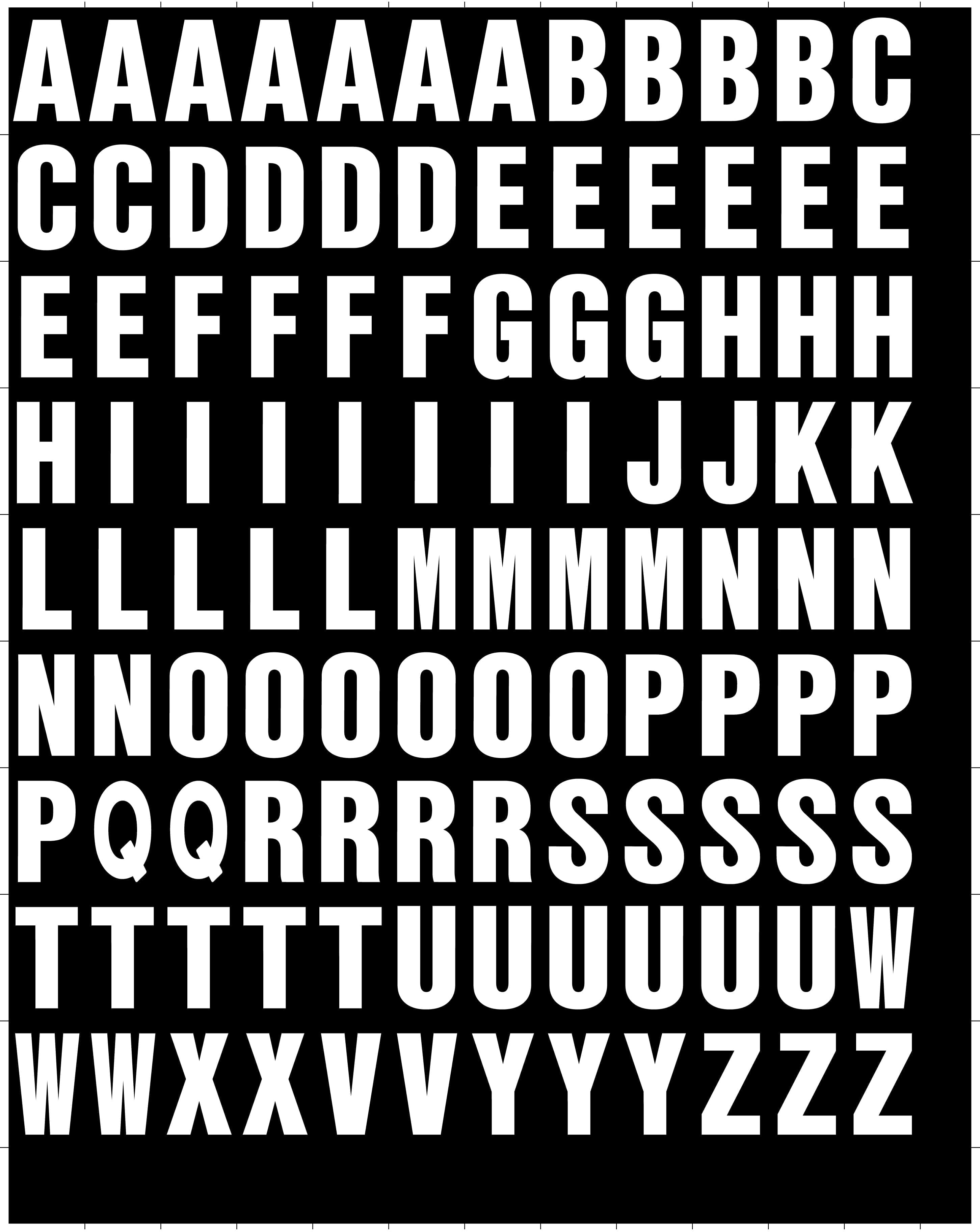 Stick on Vinyl Lettering, Self Adhesive Reflective LETTERS ONLY, Stick ...