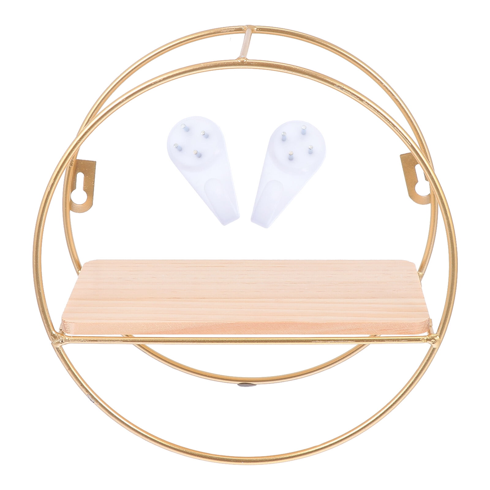 Stick Wall Shelf Small Decor Display 20X20X9.5CM Golden - Walmart.com