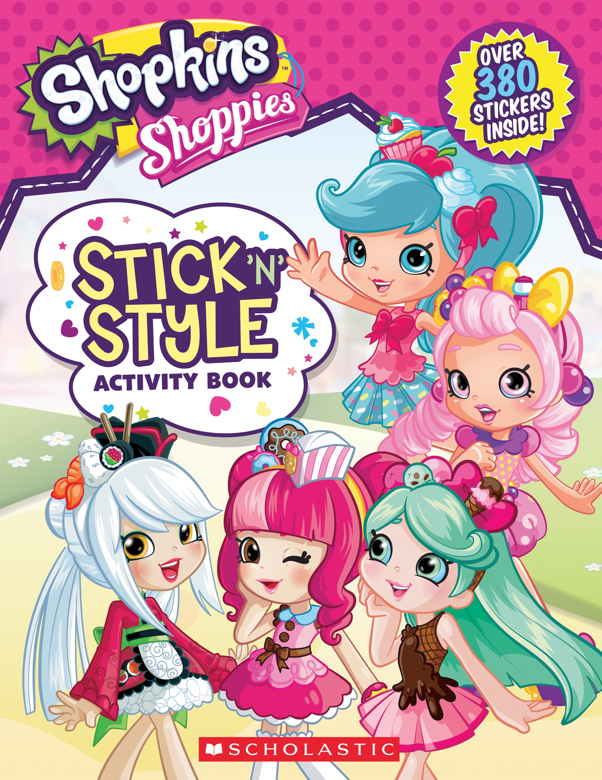 Pre-Owned Stick 'n' Style Activity Book (Shopkins: Shoppies) (Paperback ...