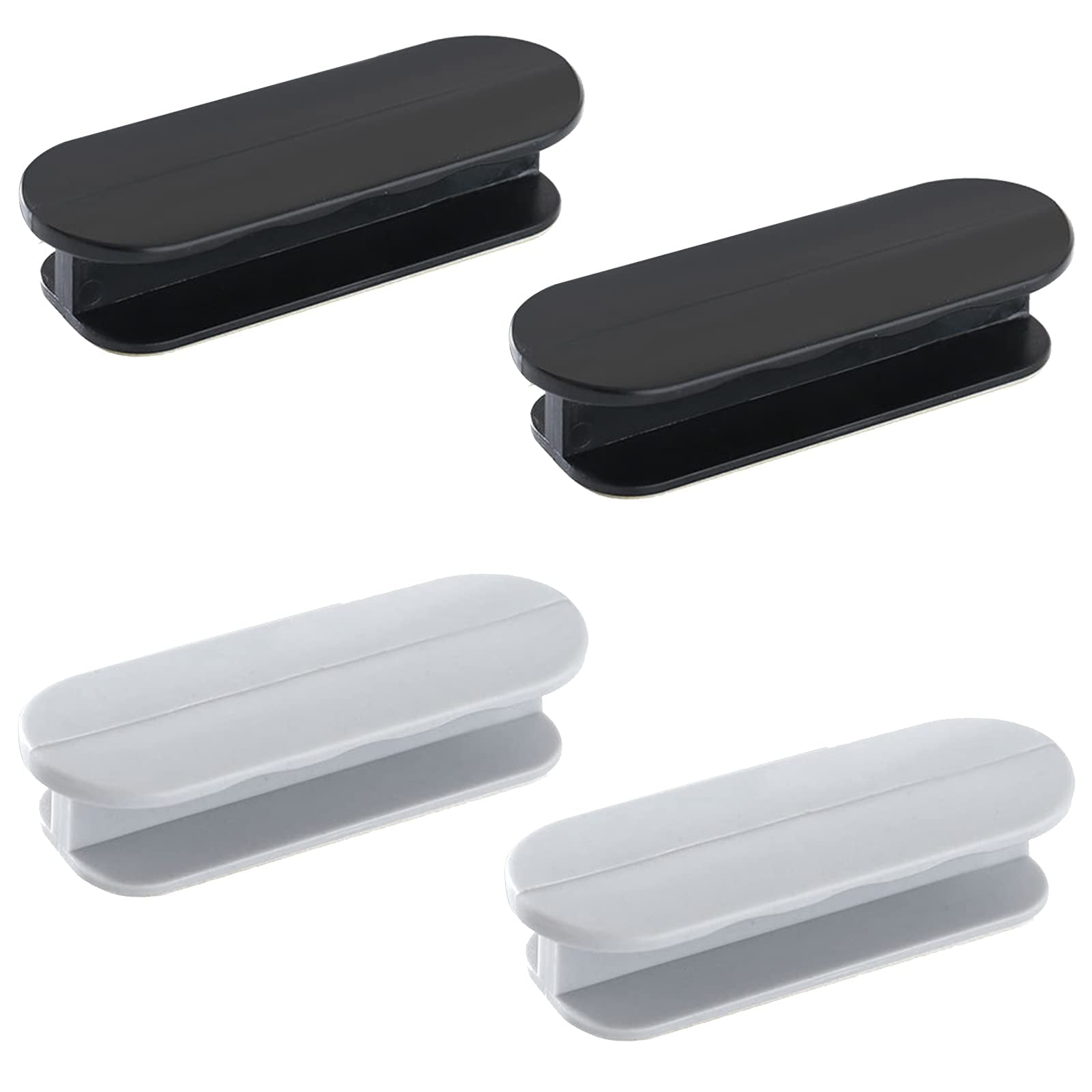 Stick on Handles Self-Adhesive Door Handles 4pcs Drawer Plastic Handles ...
