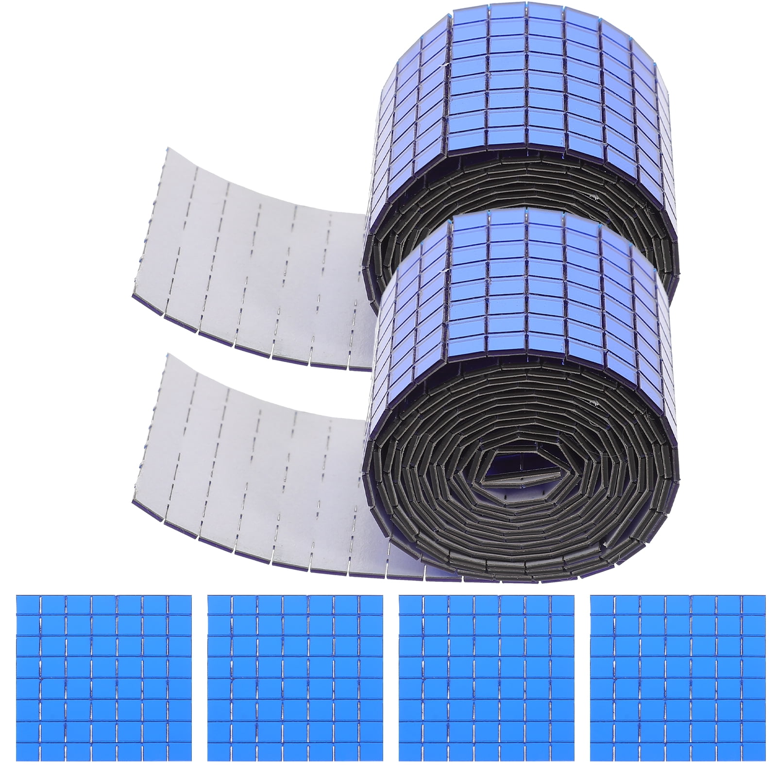 FENGGUIQU Sticker Blue Glass 6 Rolls 1464Pcs per Roll Special-Shaped ...