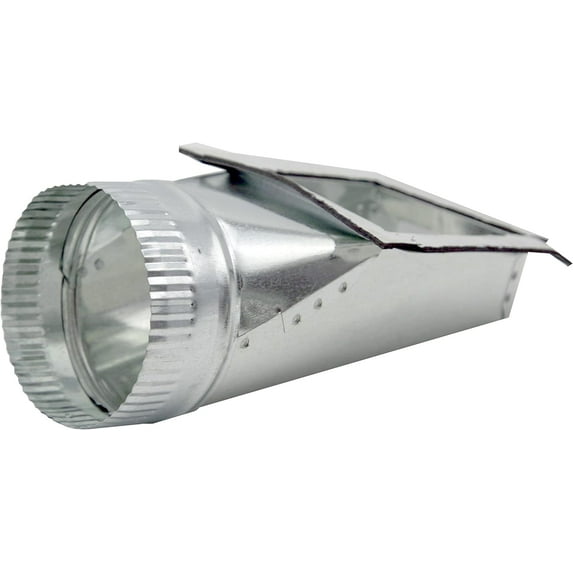 Stick-on Take-Off | Take Off Duct | This 5" Galvanized Steel Metal Duct ...