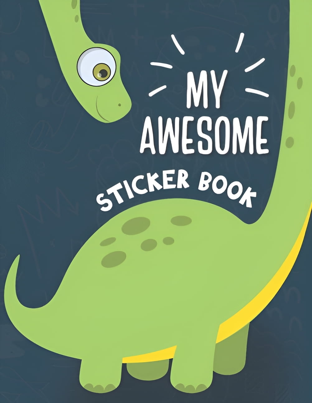 Sticker Albums for Kids My Awesome Sticker Book: Blank Sticker Book for ...