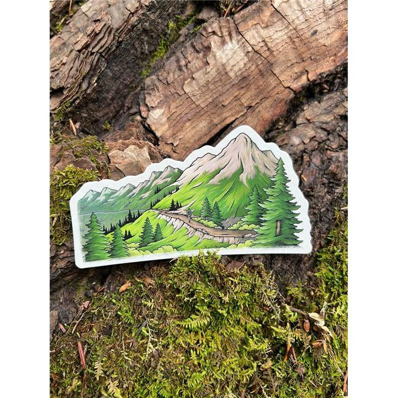 Sticker Art 10 in. Mountain Pass Sticker - Walmart.com