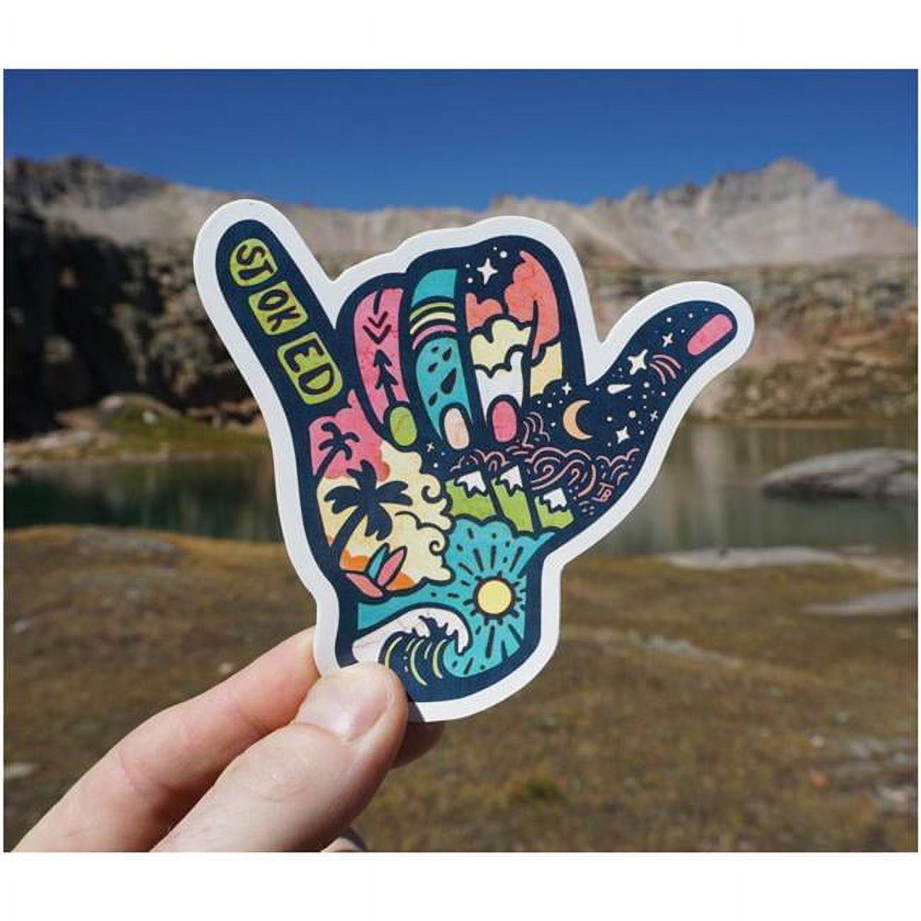 Sticker Art 470178 Stoked Die-Cut Sticker - Walmart.com