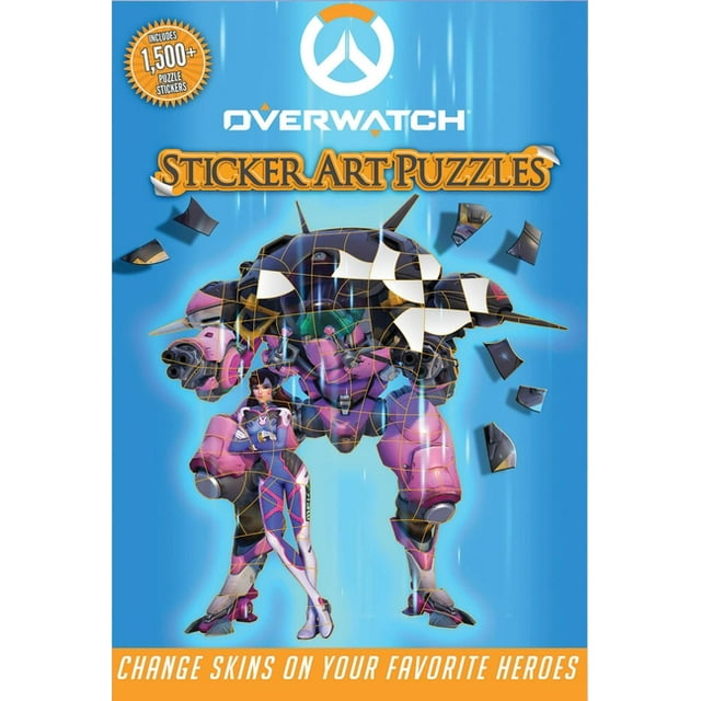 Sticker Art Puzzles: Overwatch Sticker Art Puzzles (Paperback ...