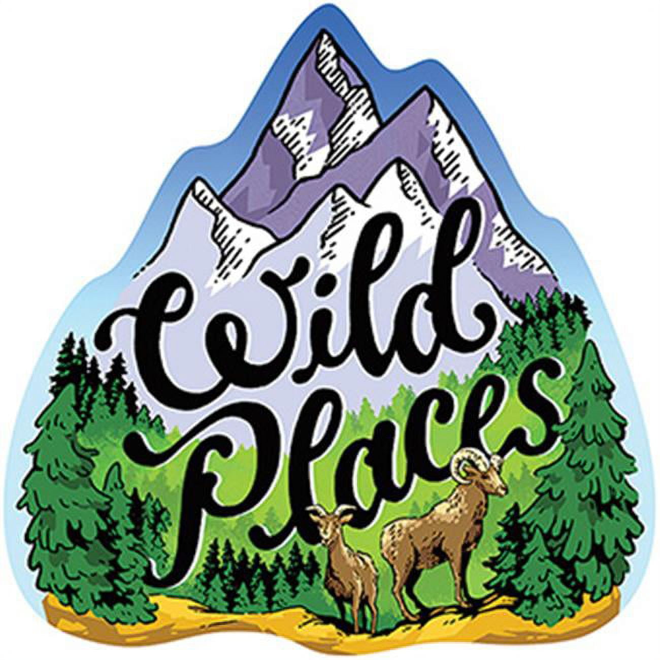 Sticker Art Wild Places Sticker - Walmart.com