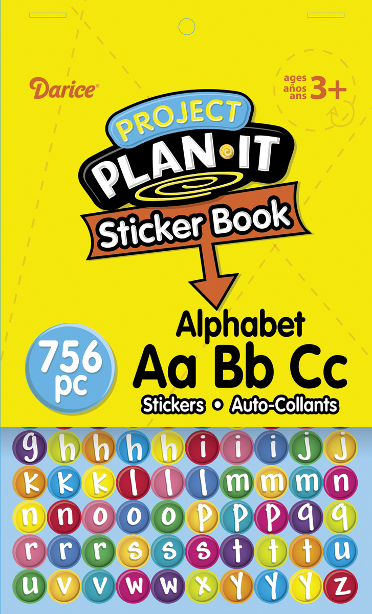 Sticker Book Abc Upper Lower 756Pc - Walmart.com