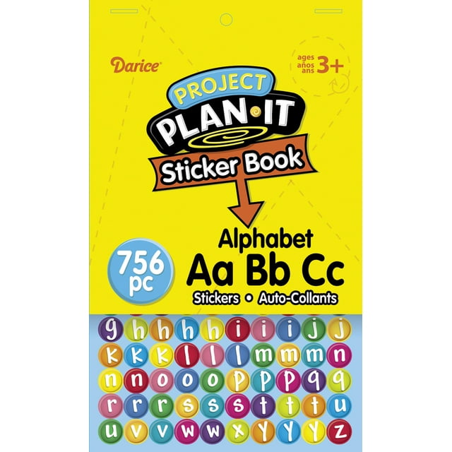 Sticker Book Abc Upper Lower 756Pc - Walmart.com