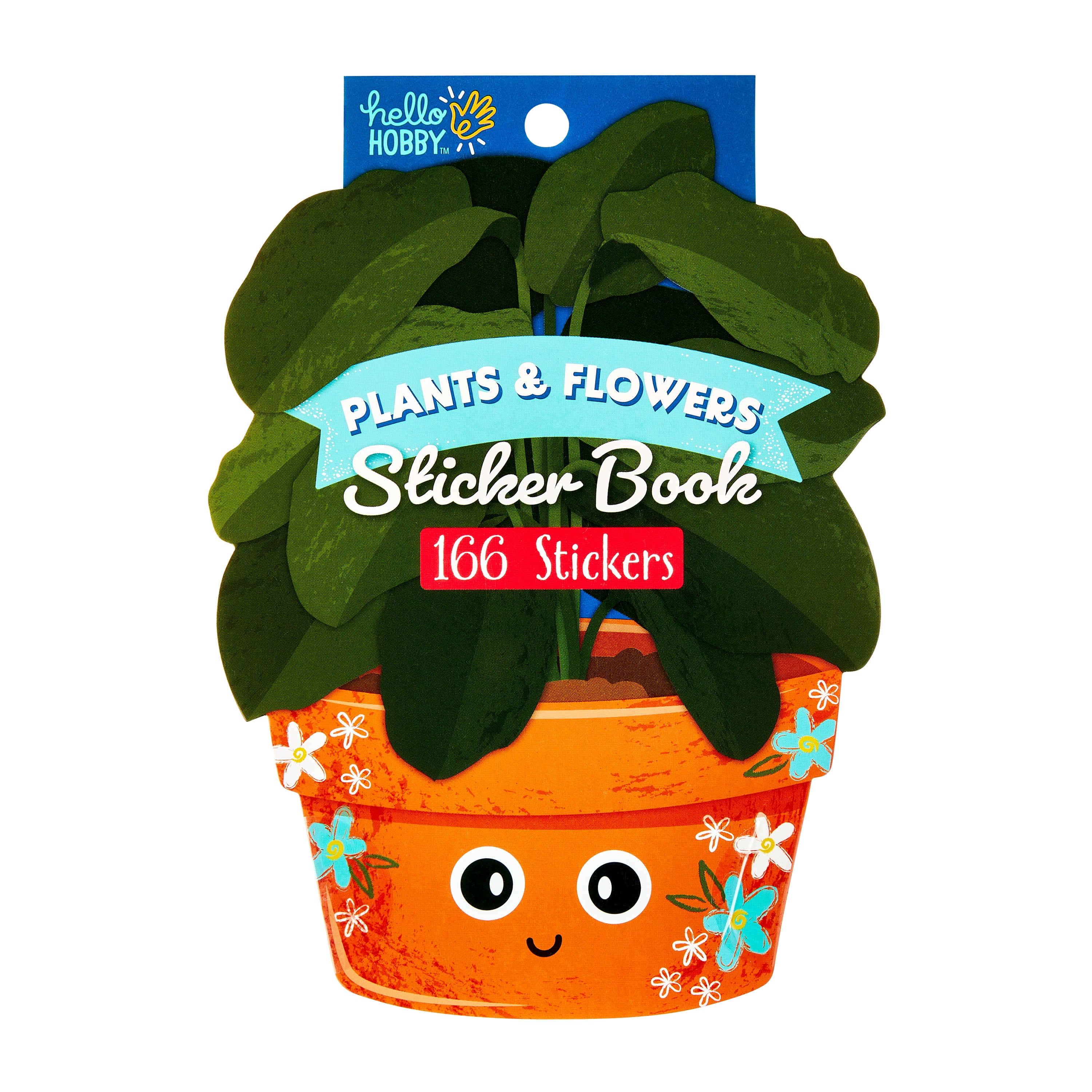 Hello Hobby Plants & Flowers Sticker Book, 166 Botanical Stickers, 8 ...