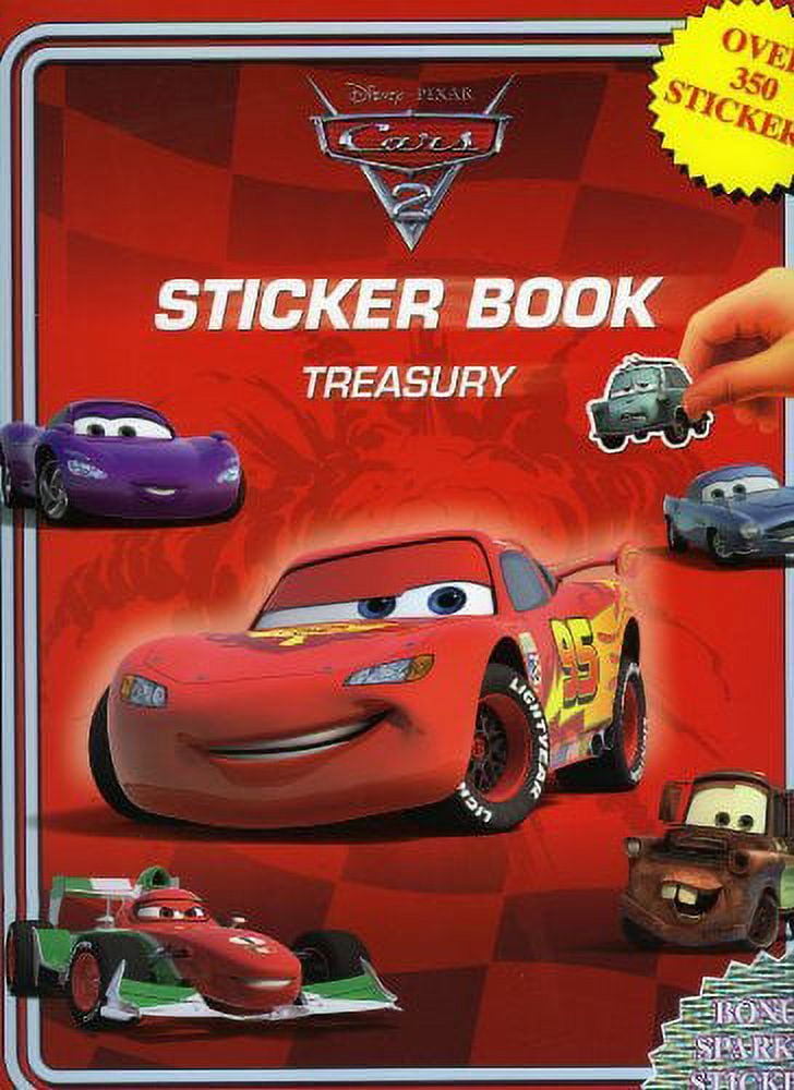 Sticker Book Treasury (Disney-Pixar Cars) - Walmart.com