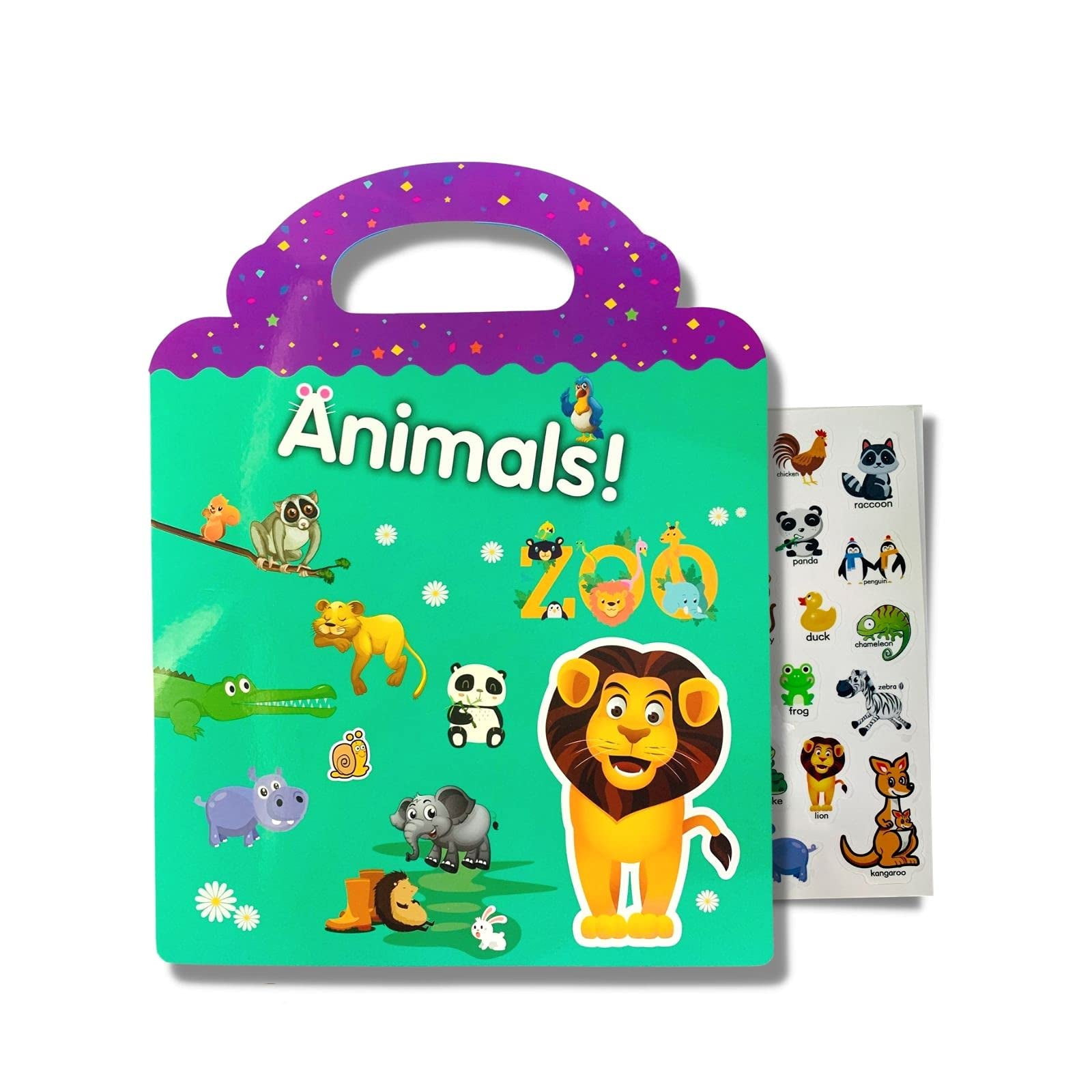 Sticker Book for Kids, Reusable Sticker Toys for 2-4 Years Old Boys ...