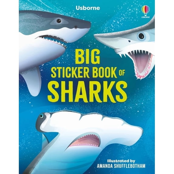 Sticker Books Big Sticker Book of Sharks, Book 8, (Paperback) - Walmart.com