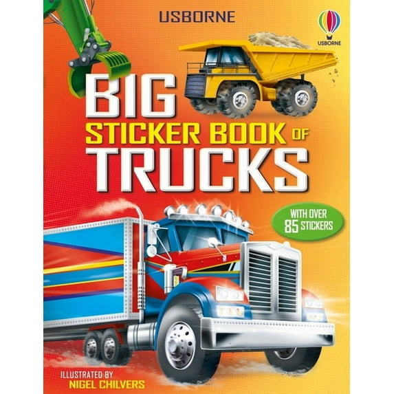 Sticker Books Big Sticker Book of Trucks, Book 10, (Paperback ...