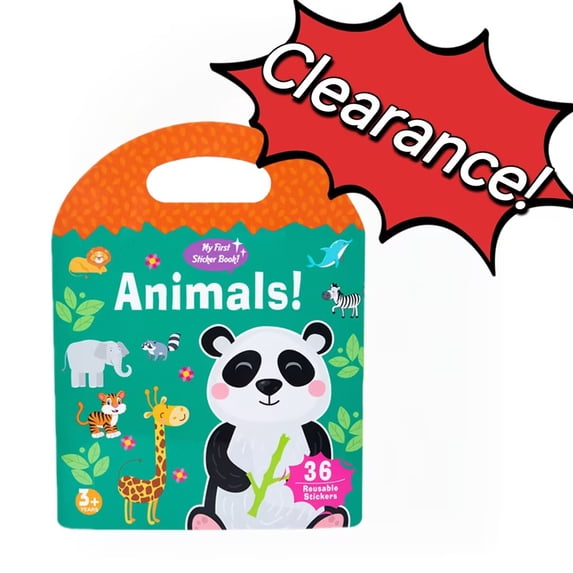 Sticker Books for Toddlers 2-4 Years, Reusable Sticker Book for Kids ...
