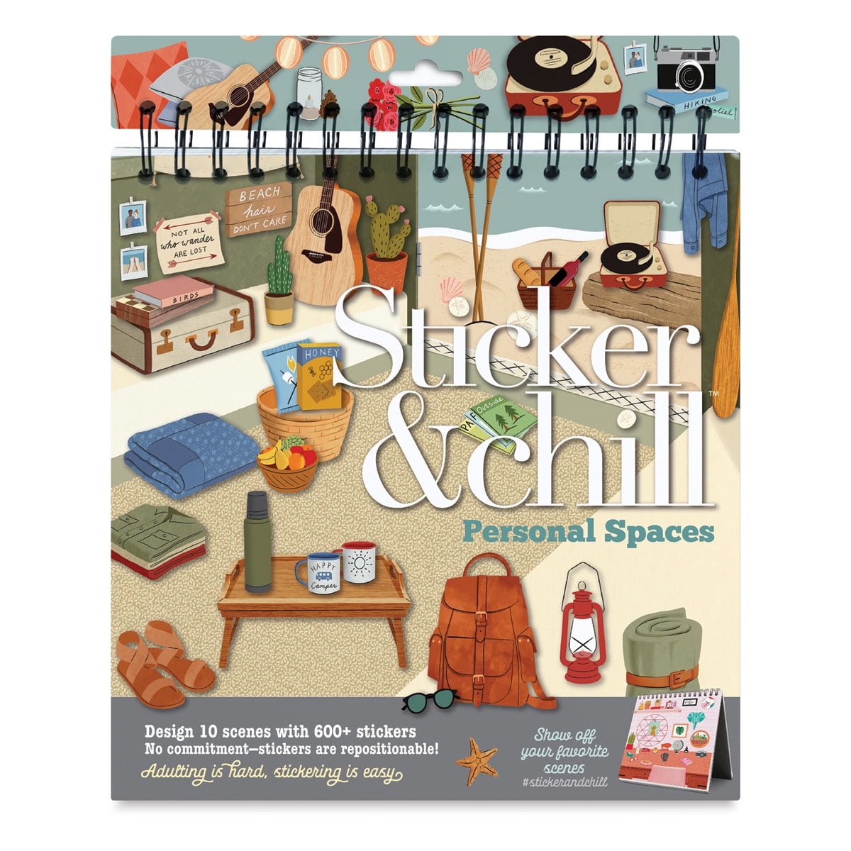 Sticker & Chill Sticker Kit - Personal Spaces - Walmart.com