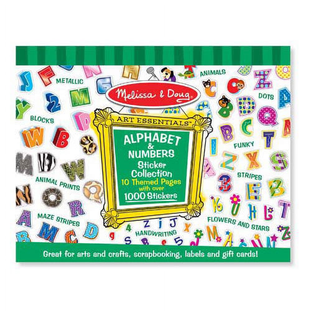 Sticker Collection - Alphabet and Numbers - Walmart.com
