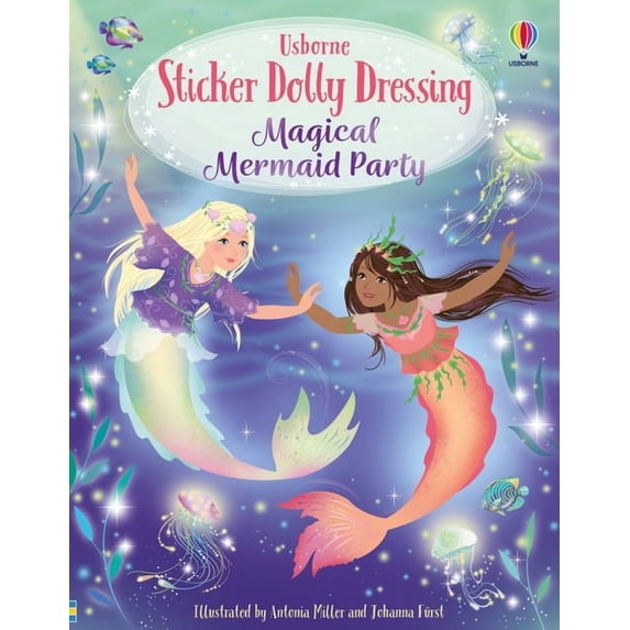 Sticker Dolly Dressing Magical Mermaid Party, (Paperback) - Walmart.com
