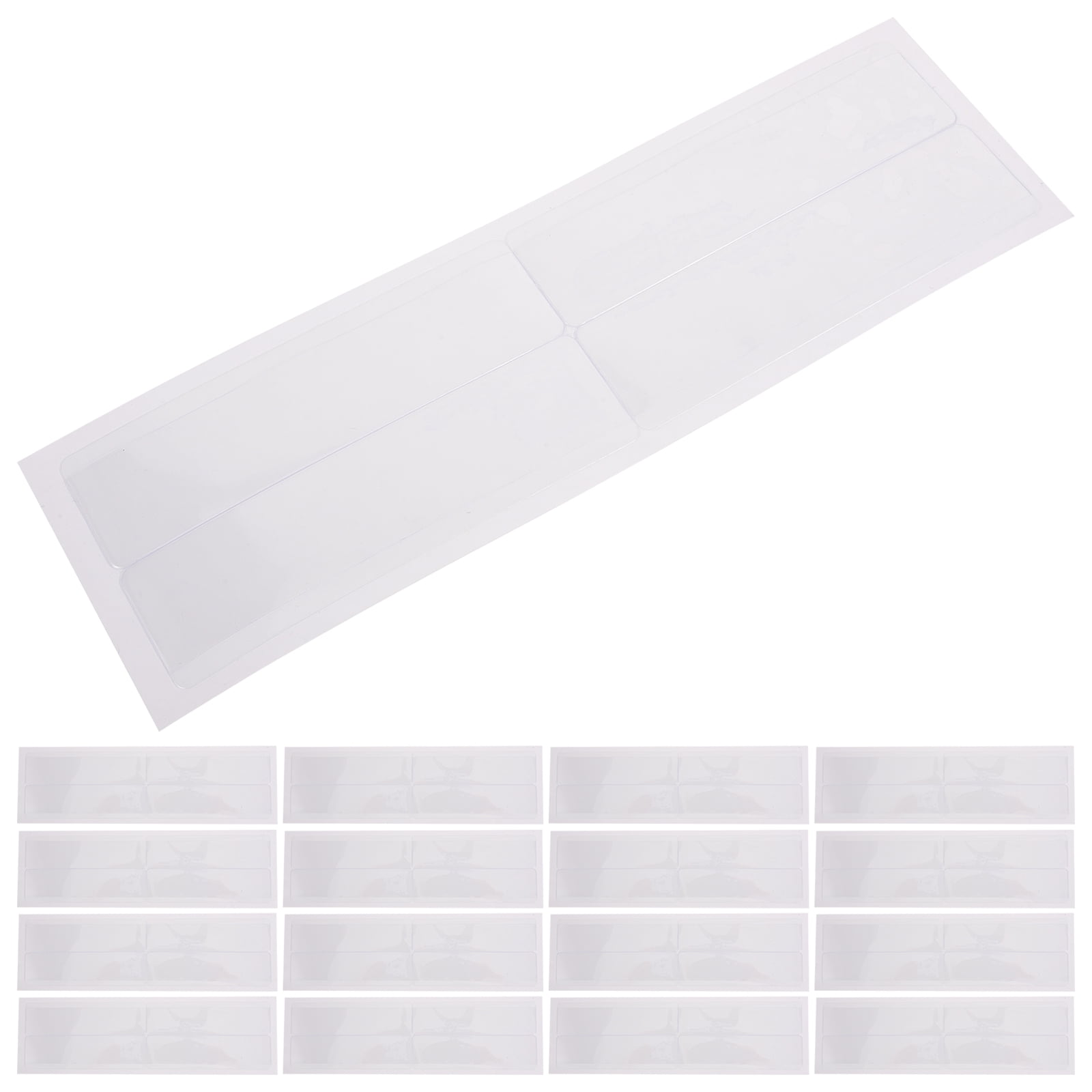 Sticker Escriorio Self Adhesive Label Holders Clear Plastic Sleeves Bin ...