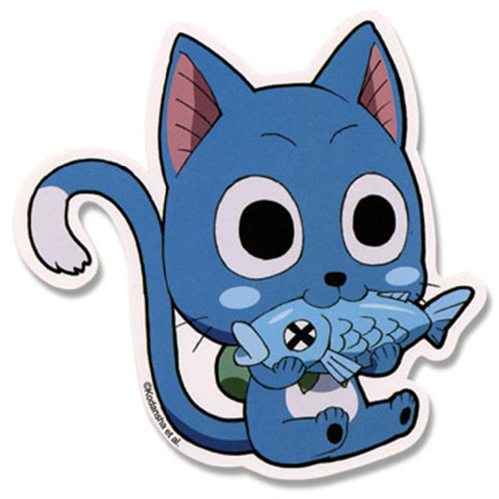 Sticker - Fairy Tail Happy Sticker - Walmart.com