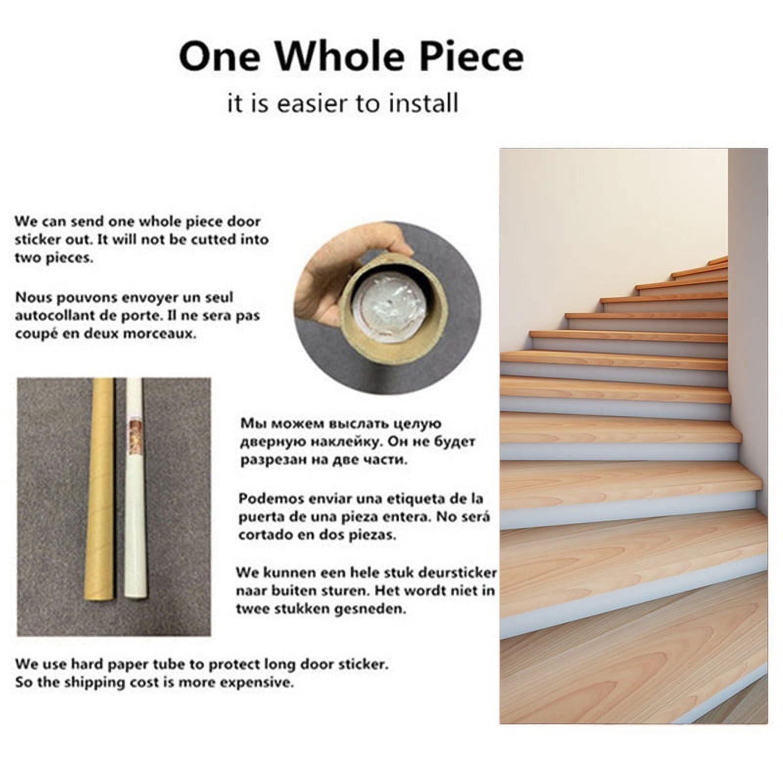 Sticker For Door 3D Self-Adhesive Home Wallpaper DIY Scenery Wall ...