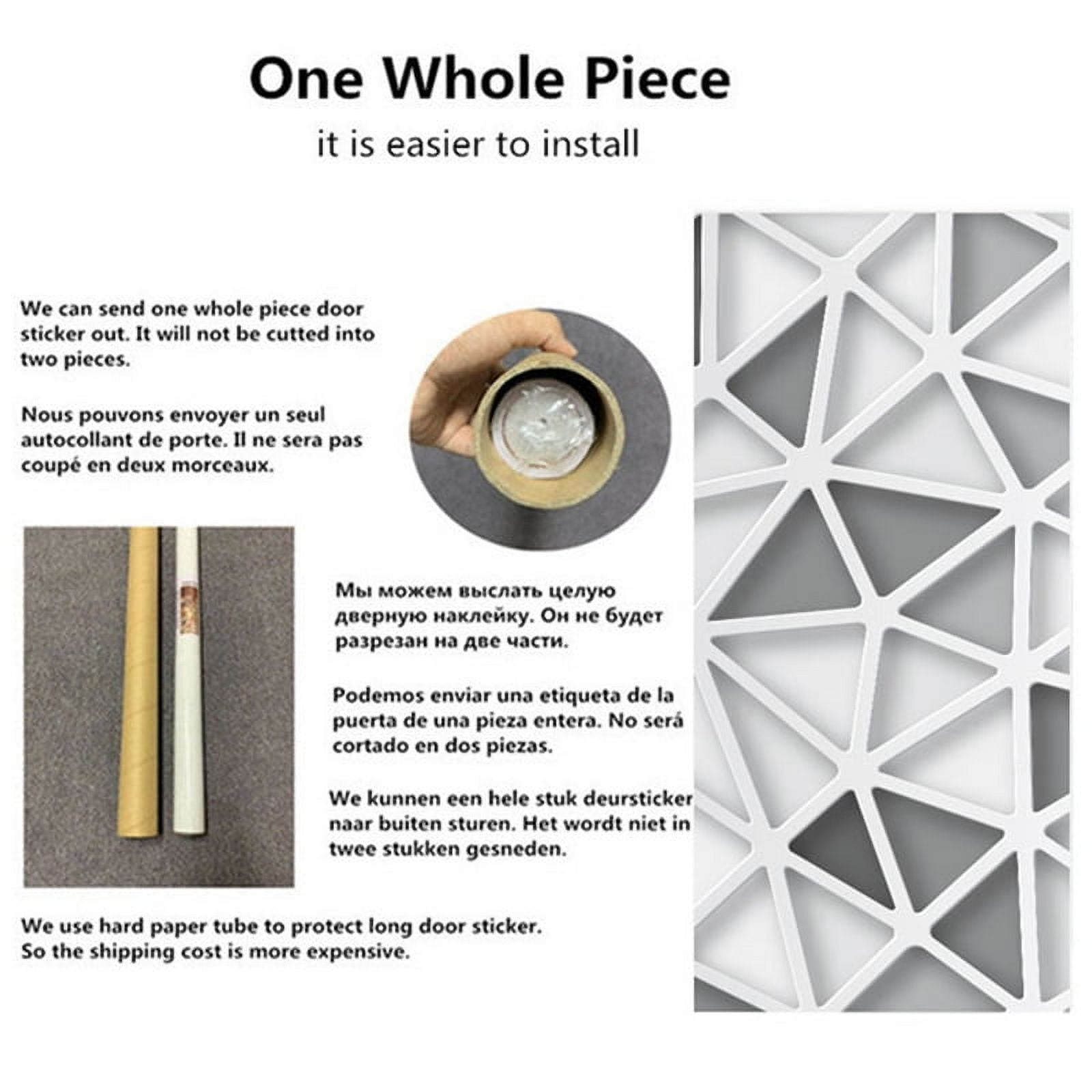 Sticker For Door 3D Self-Adhesive Home Wallpaper DIY Scenery Wall ...