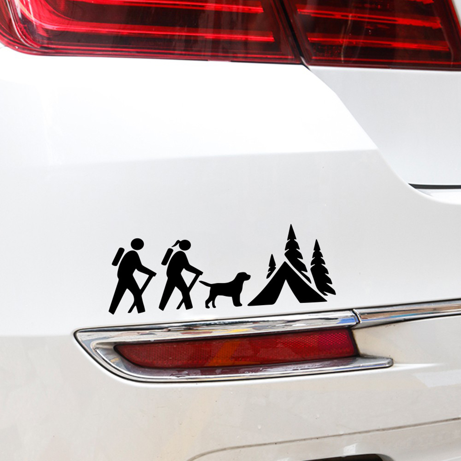 Sticker,Hiker Camper Pair Waterproof Hiker Tent Decal Sticker Camper ...