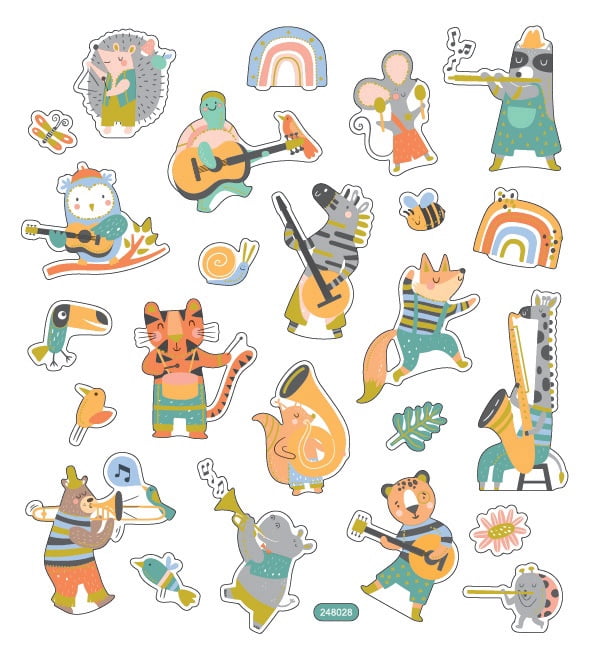 Sticker King Stickers-Music 101 - Walmart.com