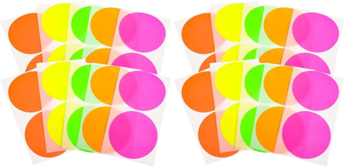 Sticker Labels Removable Labels 200 Pcs Colored Dot Stickers Round ...